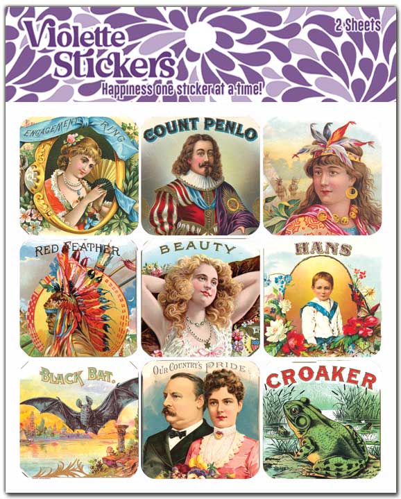 K176 Cigar Labels 2 – Violette Stickers