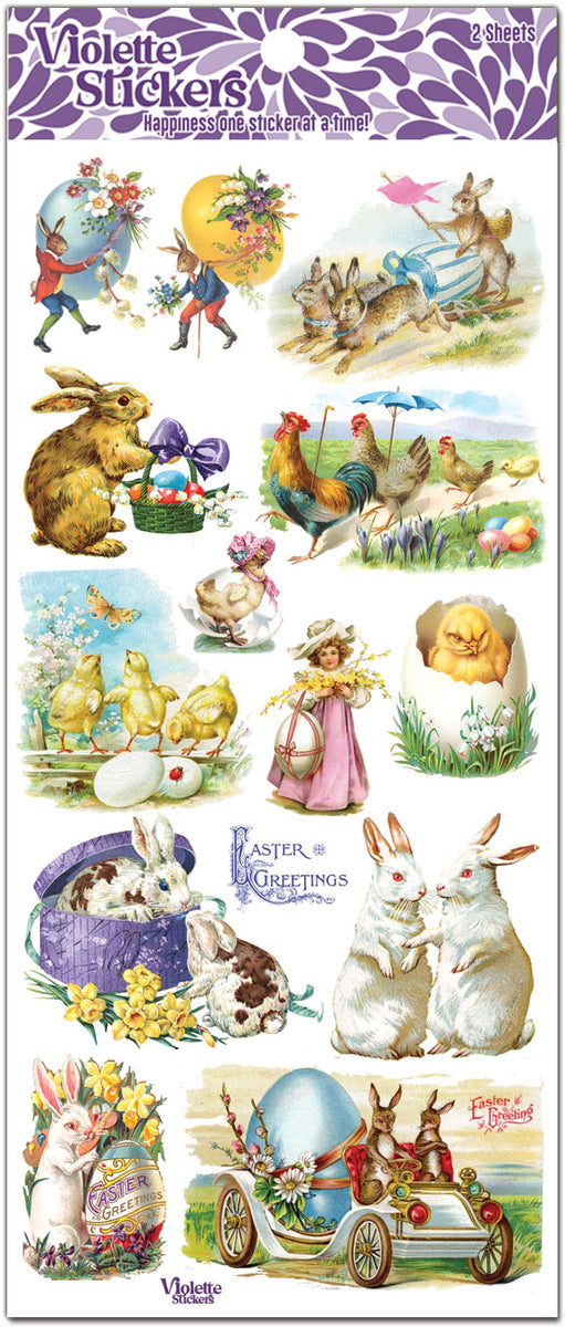 C233 Victorian Easter – Violette Stickers