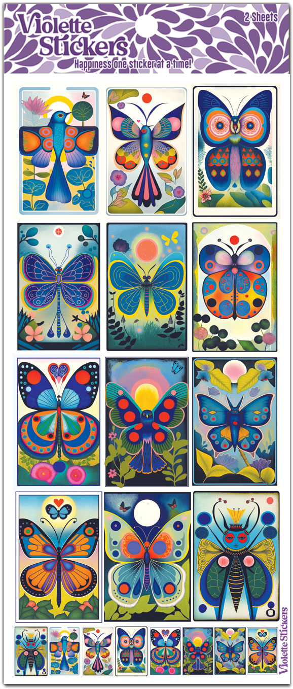 C248 Midnight Wings – Violette Stickers