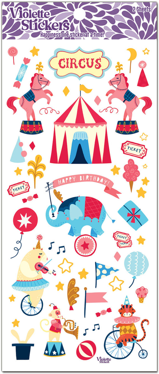 C250 Circus Fun – Violette Stickers