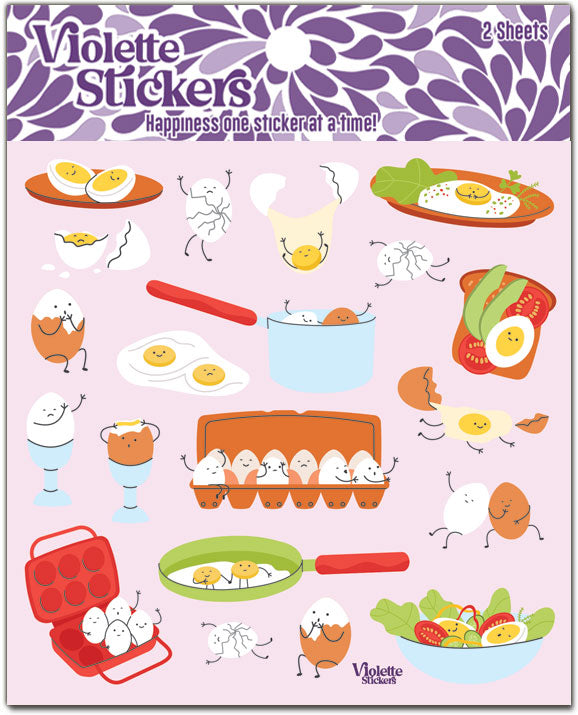 K243 Egg Frenzy – Violette Stickers