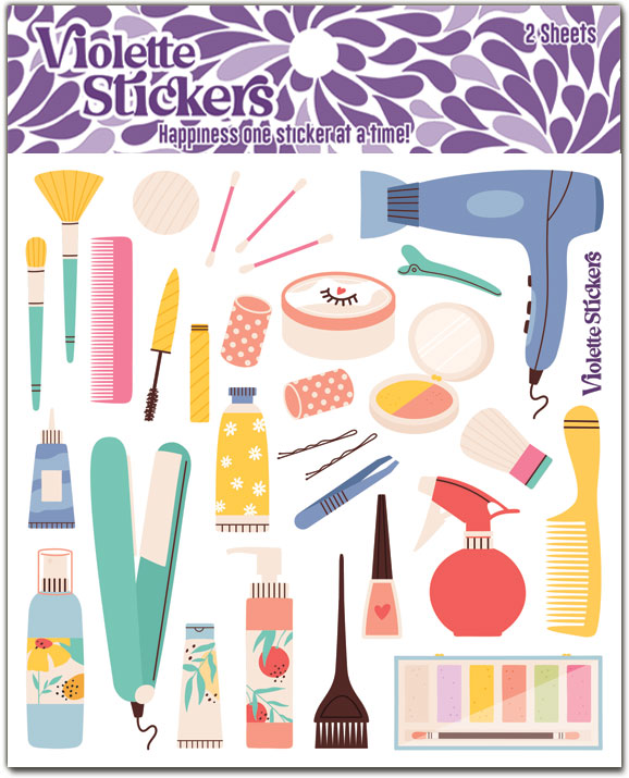K247 Makeup and Hair – Violette Stickers
