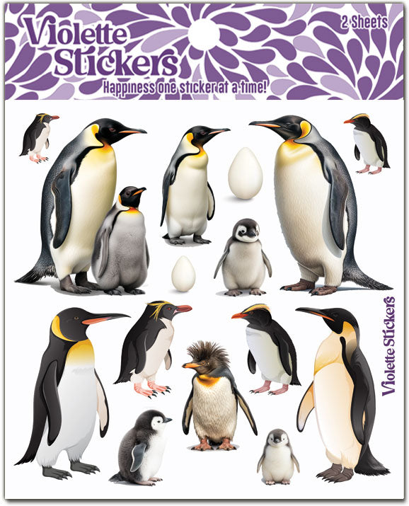 K271 Penguins – Violette Stickers