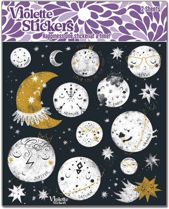 K272 Planet Sky – Violette Stickers