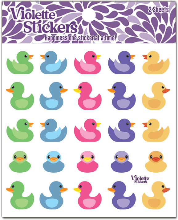 K286 Mini Rubber Ducks – Violette Stickers