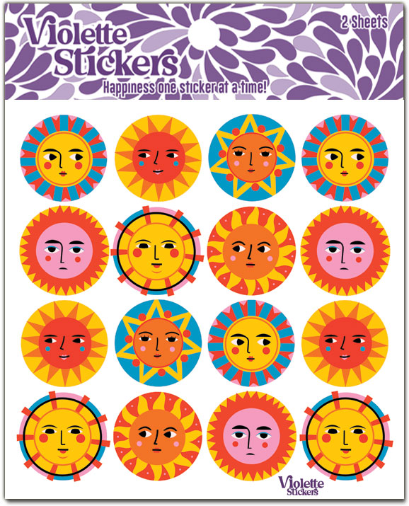 K294 Crystal Sunny Faces – Violette Stickers