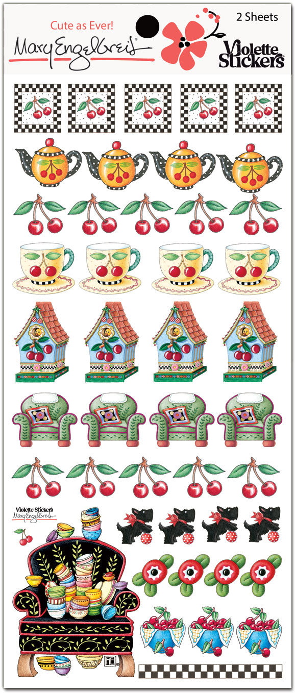 MARY ENGELBREIT – Violette Stickers