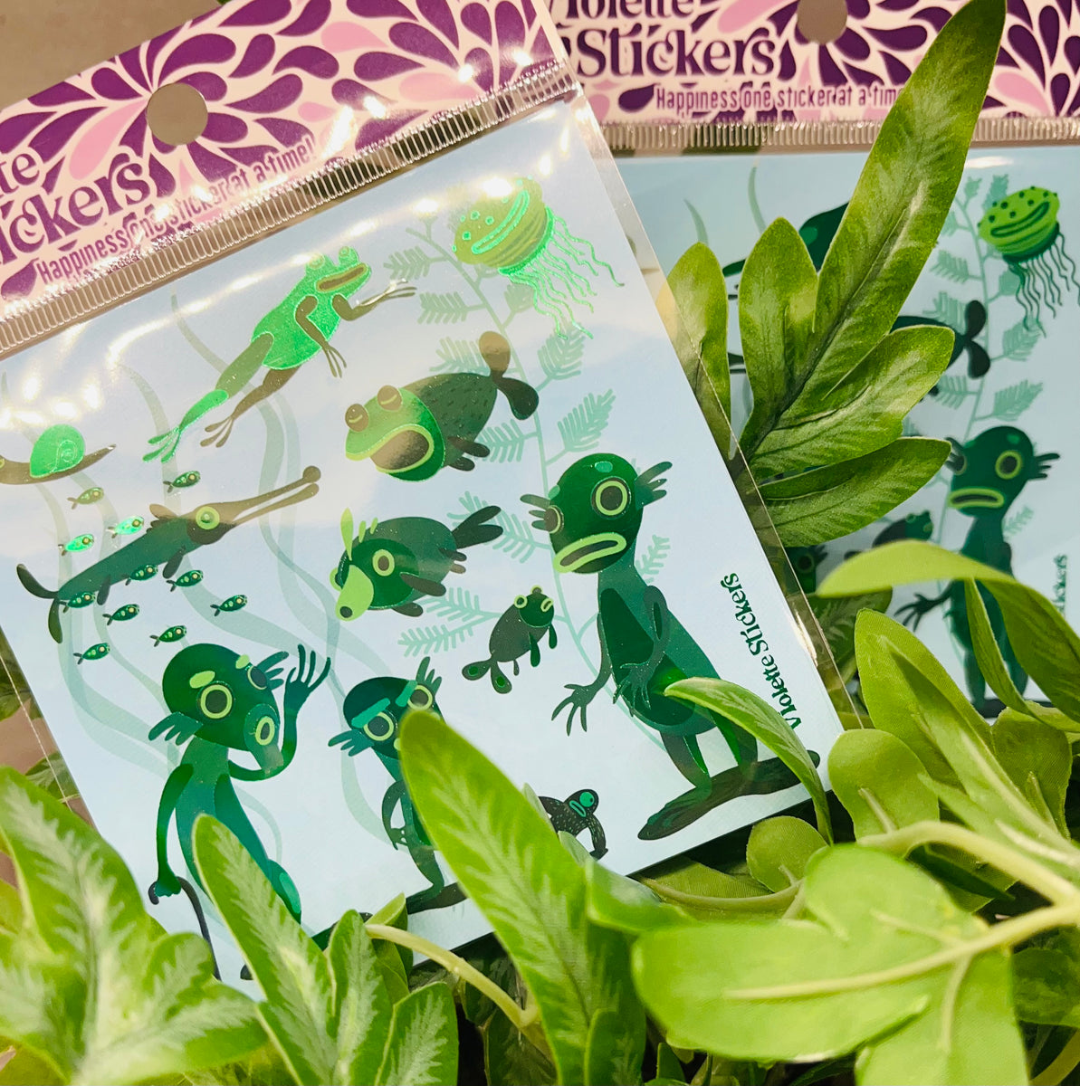 K285 Swamp Monsters – Violette Stickers