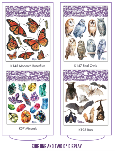 Nat. History Museum - Retail Pack - 126 pcs – Violette Stickers