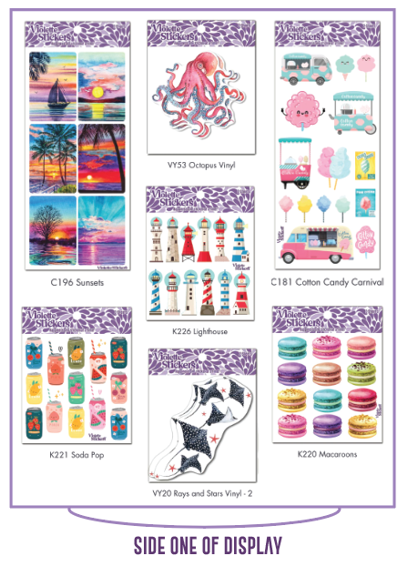 Beach Gift Shop - Retail Pack - 270 pcs – Violette Stickers