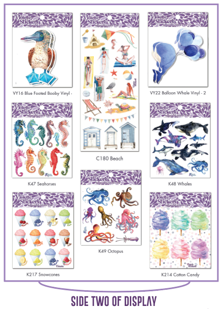 Beach Gift Shop - Retail Pack - 270 pcs – Violette Stickers