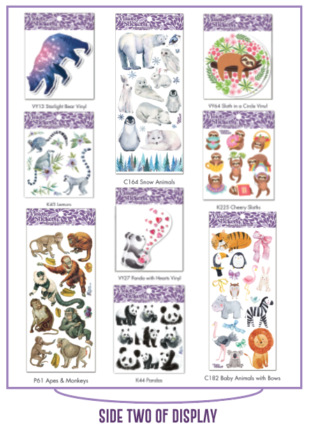Zoo Gift Shop - Retail Pack - 324 pcs – Violette Stickers