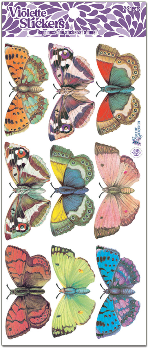 C13 Butterflies – Violette Stickers