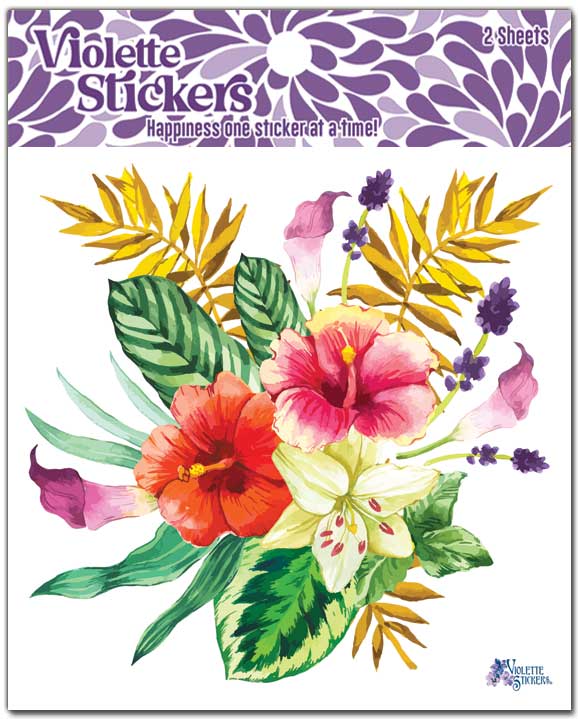 K149 Hawaiian Corsage – Violette Stickers