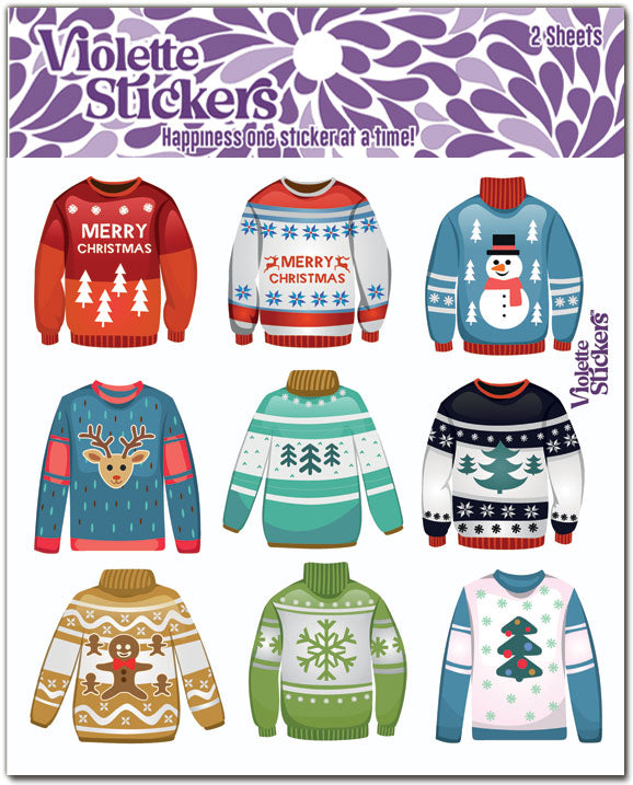 K229 Christmas Sweaters – Violette Stickers