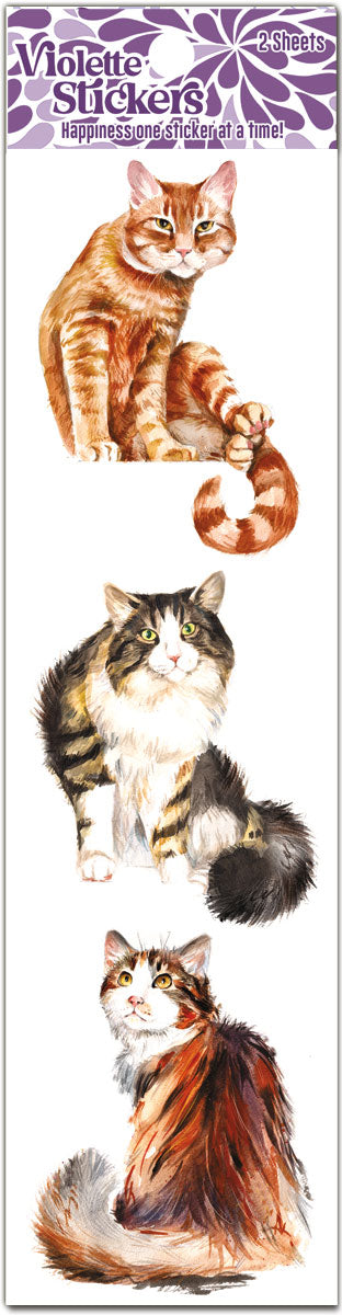 QT-20 Classic Cats – Violette Stickers