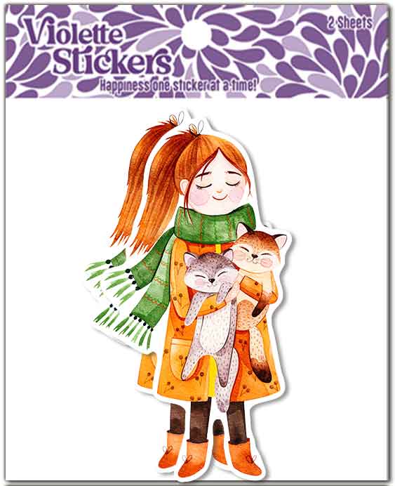 VY37 Cat Lady Vinyl – Violette Stickers