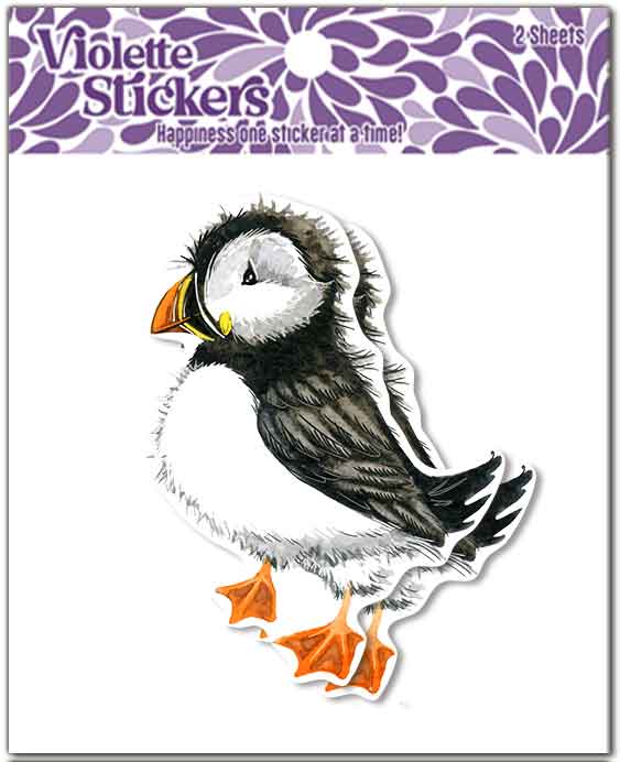 VY54 Puffin Vinyl – Violette Stickers