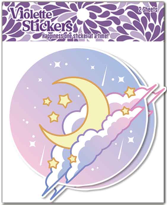 VY61 Moon Cloud Vinyl – Violette Stickers